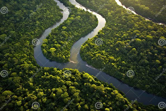 Aerial View of Branching River Deltas Stock Image - Image of river ... Aerial View of Branching River Deltas Stock Image - Image of river ...