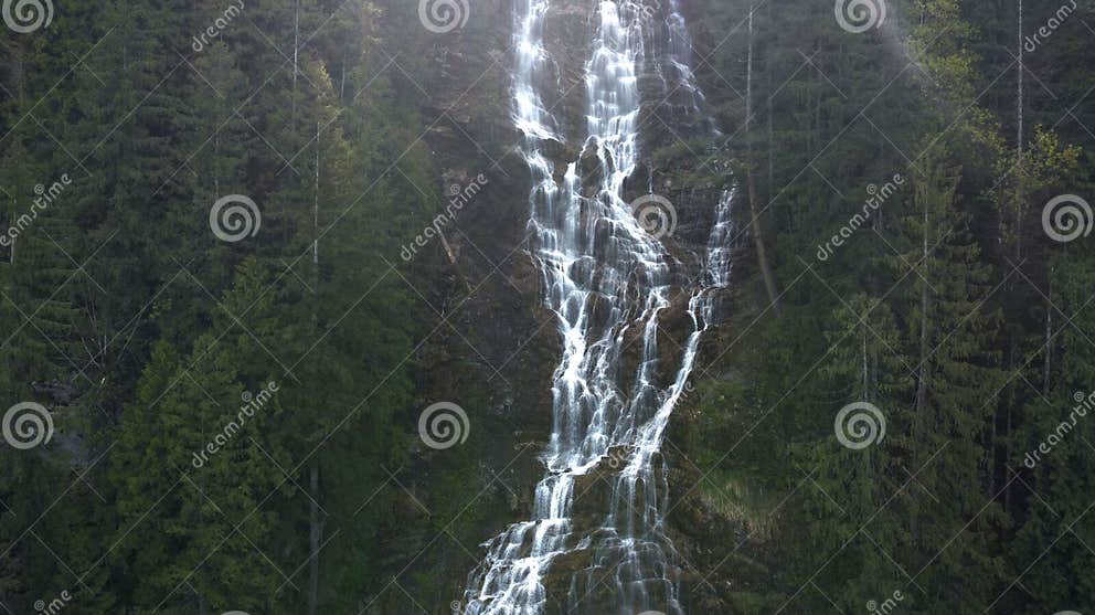 Aerial View of Bridal Falls in British Columbia, Canada Stock Photo ... Aerial View of Bridal Falls in British Columbia, Canada Stock Photo ...