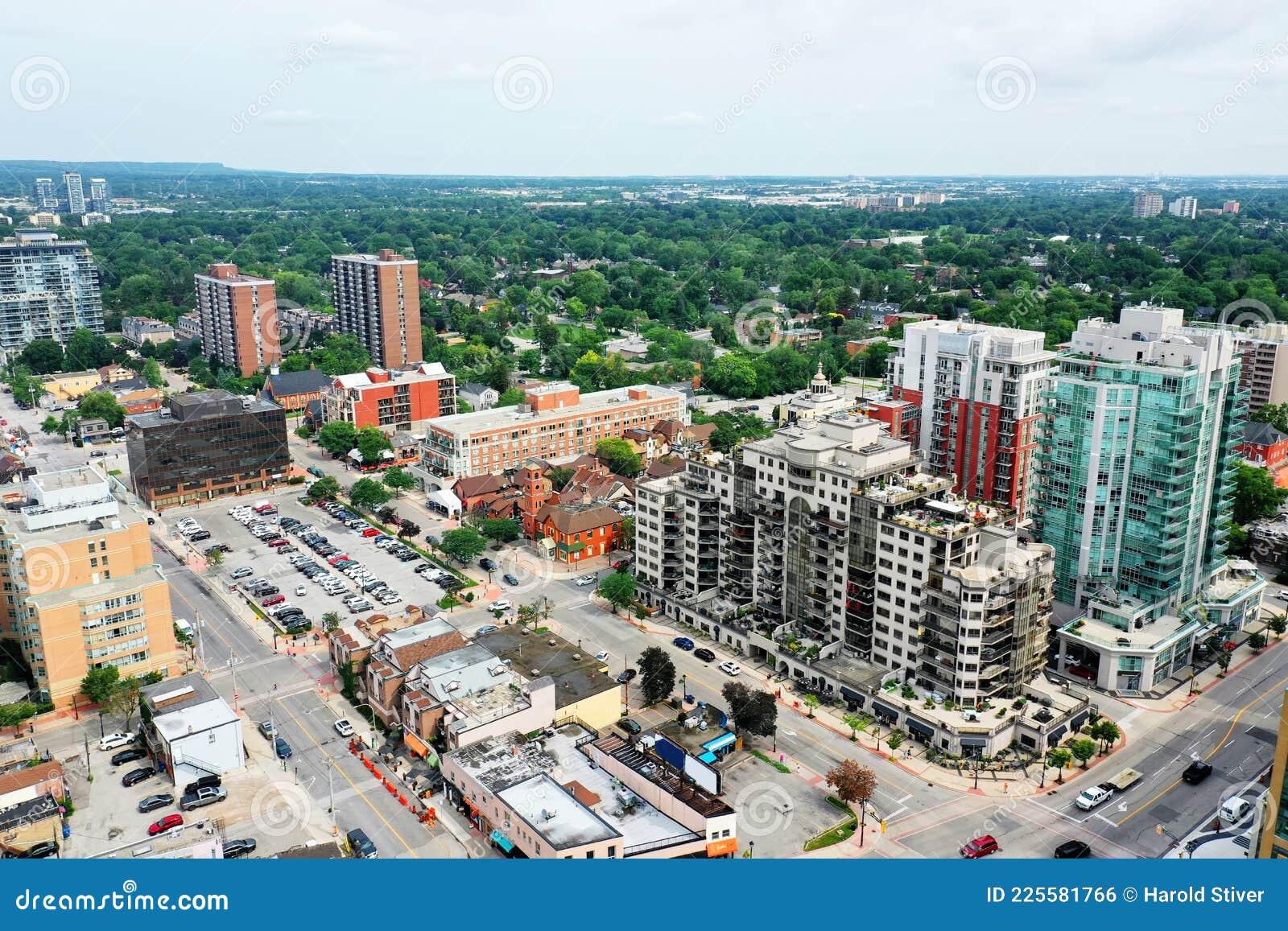 Aerial View in Burlington, Ontario, Canada Editorial Photo - Image of ...