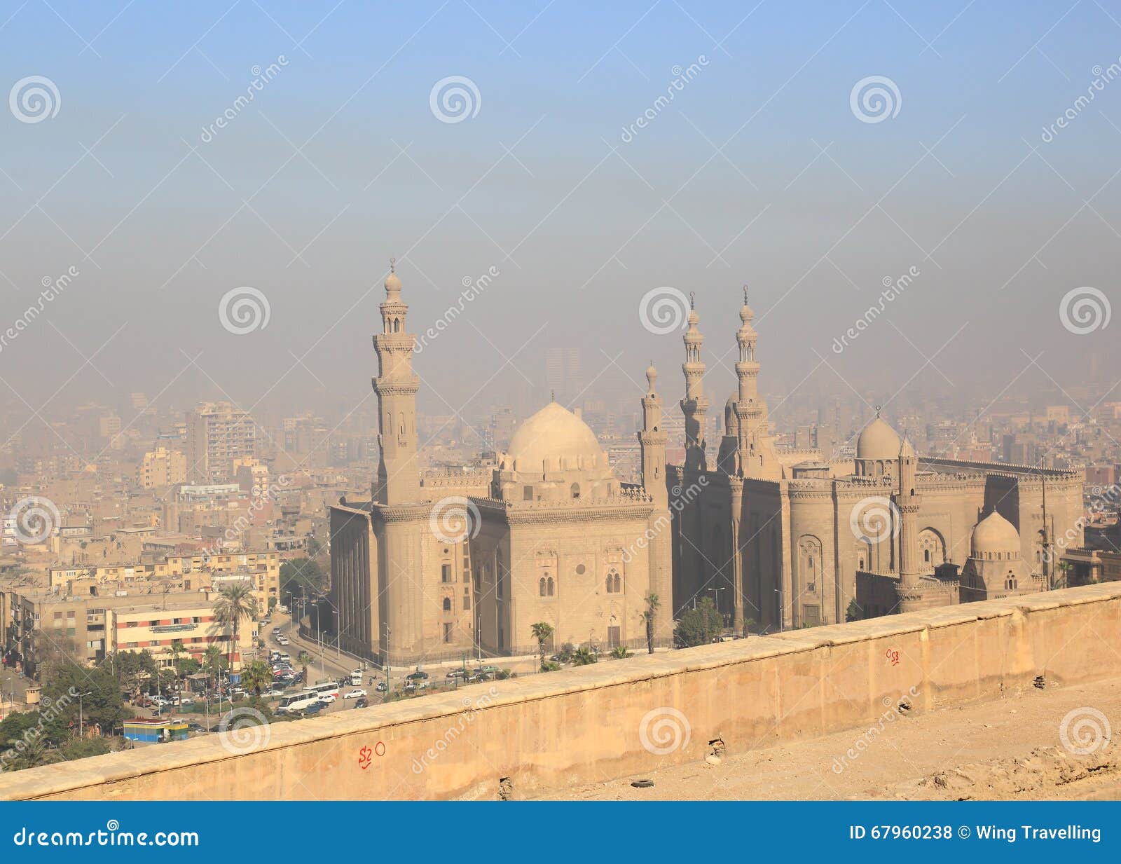 Aerial view of Cairo stock photo. Image of buildings - 67960238