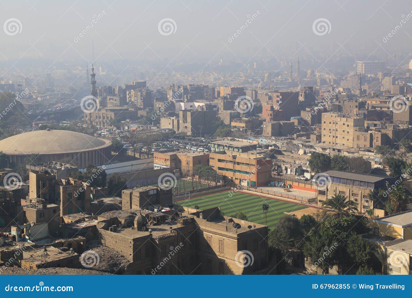 Aerial view of Cairo stock image. Image of metropolitan - 67962855