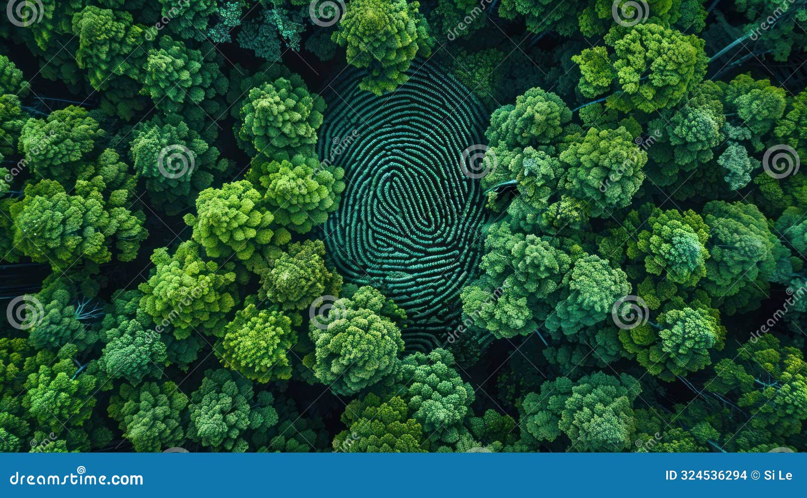 Human Impact on Biodiversity: Aerial View of Deforested Forest with ...