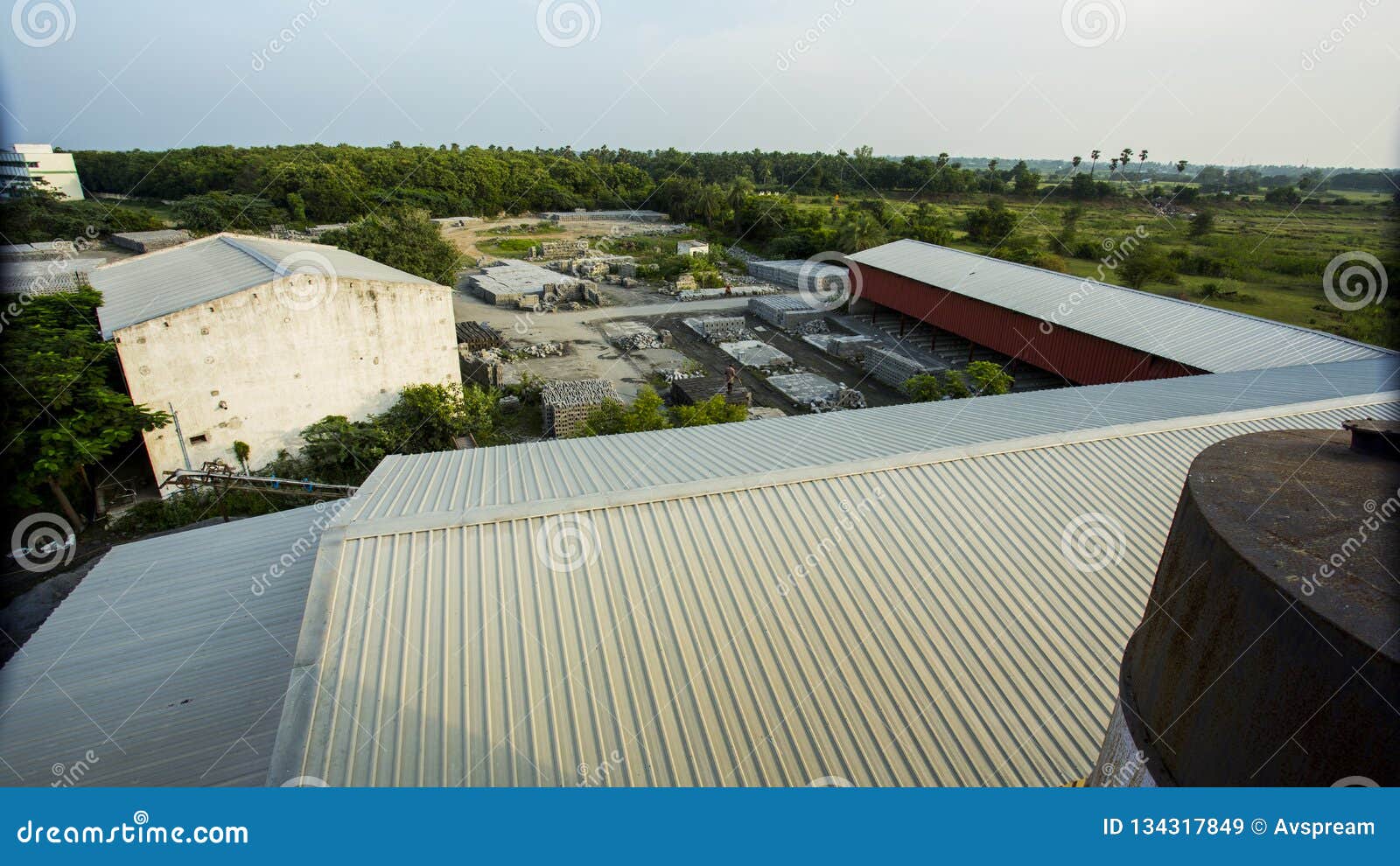 Aerial View of Cement Manufacturing Plant. Editorial Stock Image ...