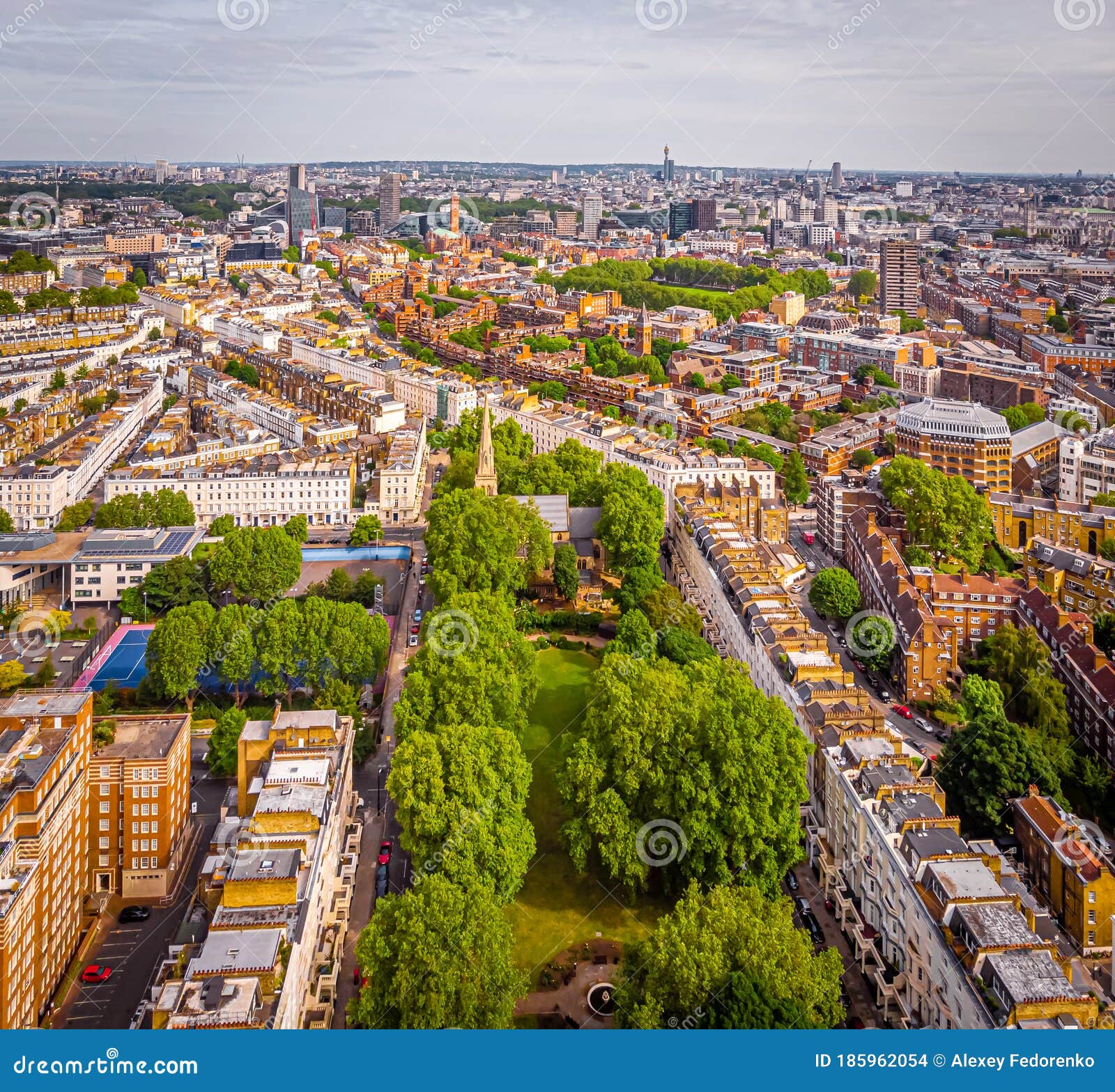 Aerial View of Central London, UK Stock Photo - Image of invest ...