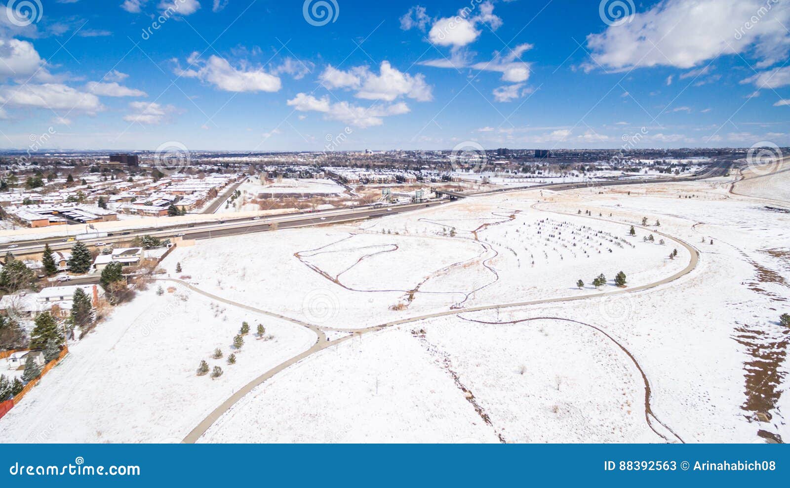 Aerial vview stock image. Image of colorado, view, road - 88392563