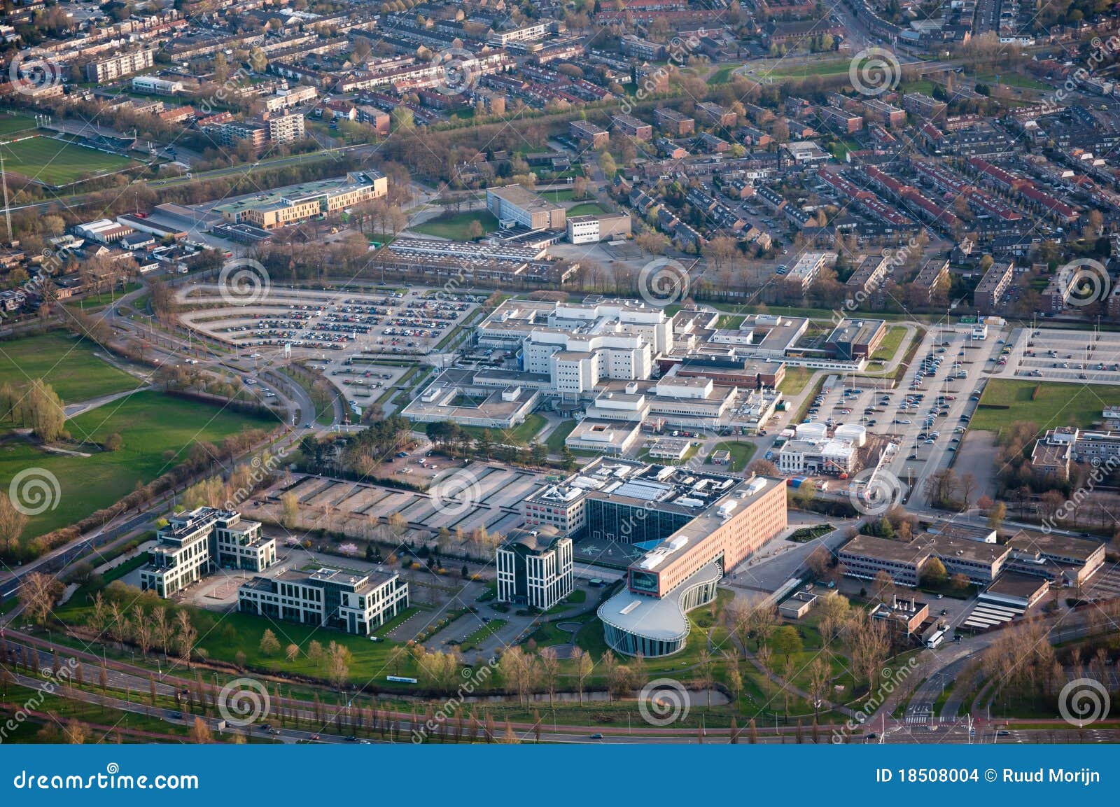 Aerial View of the City of Breda (Netherlands) Stock Photo - Image of ...