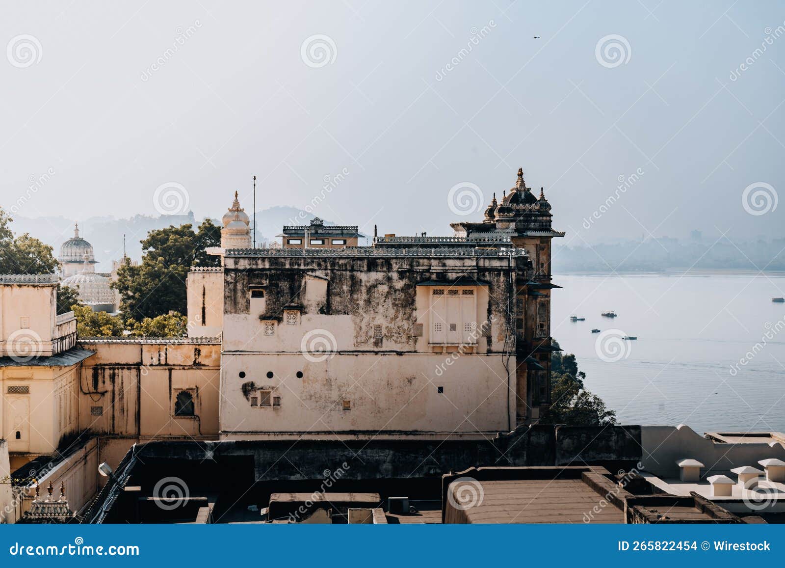 Aerial View of a City on the Shore Stock Photo - Image of tourism, view ...