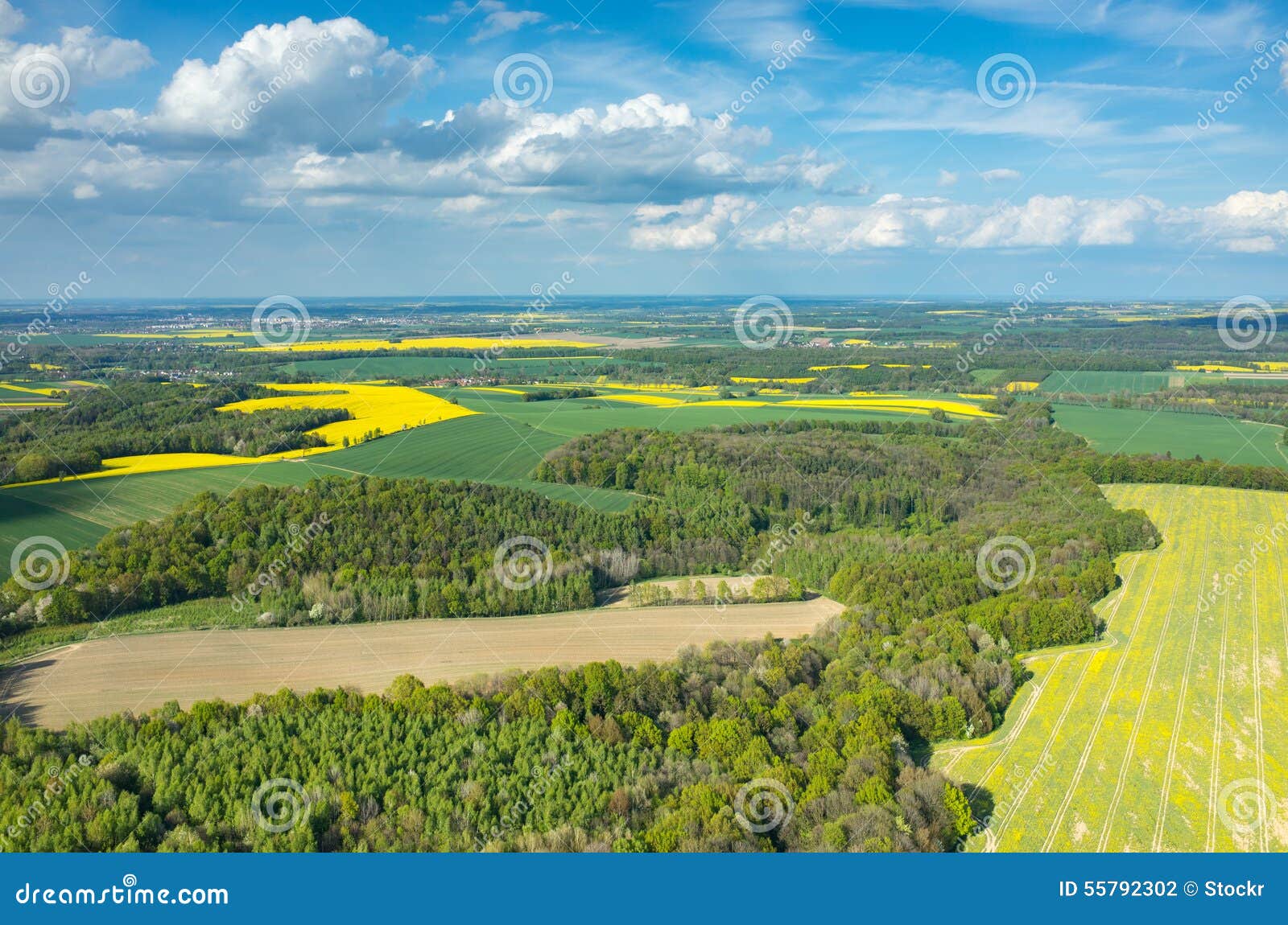 Aerial view on the city stock photo. Image of city, agriculture - 55792302