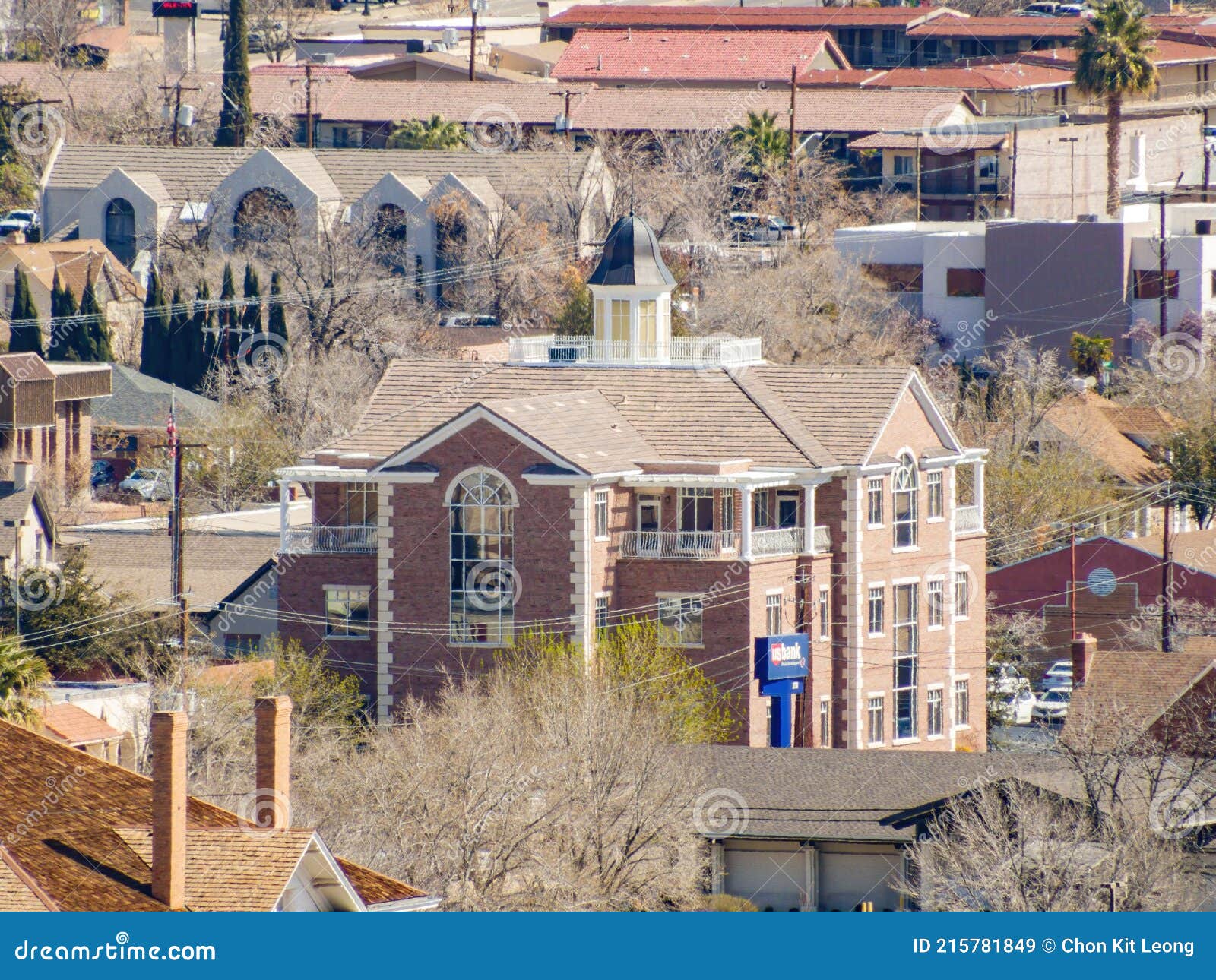Aerial View of the Cityscape of St George Editorial Stock Image - Image ...