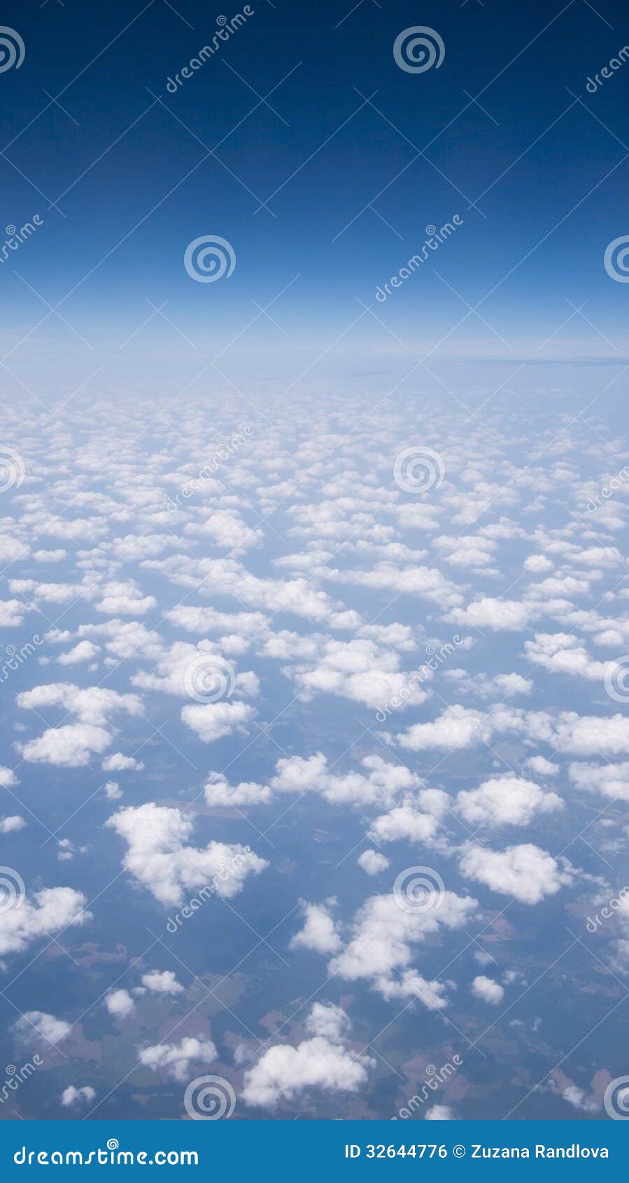 Aerial view of cloudscape stock photo. Image of aerial - 32644776
