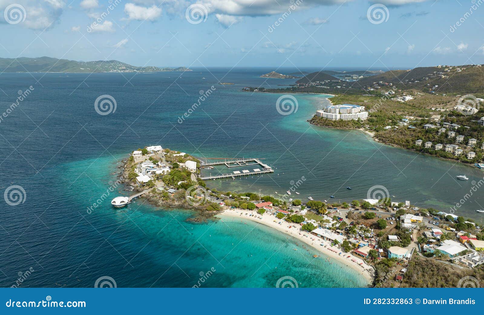 Coki Beach, St. Thomas, US Virgin Islands Stock Image - Image of ...