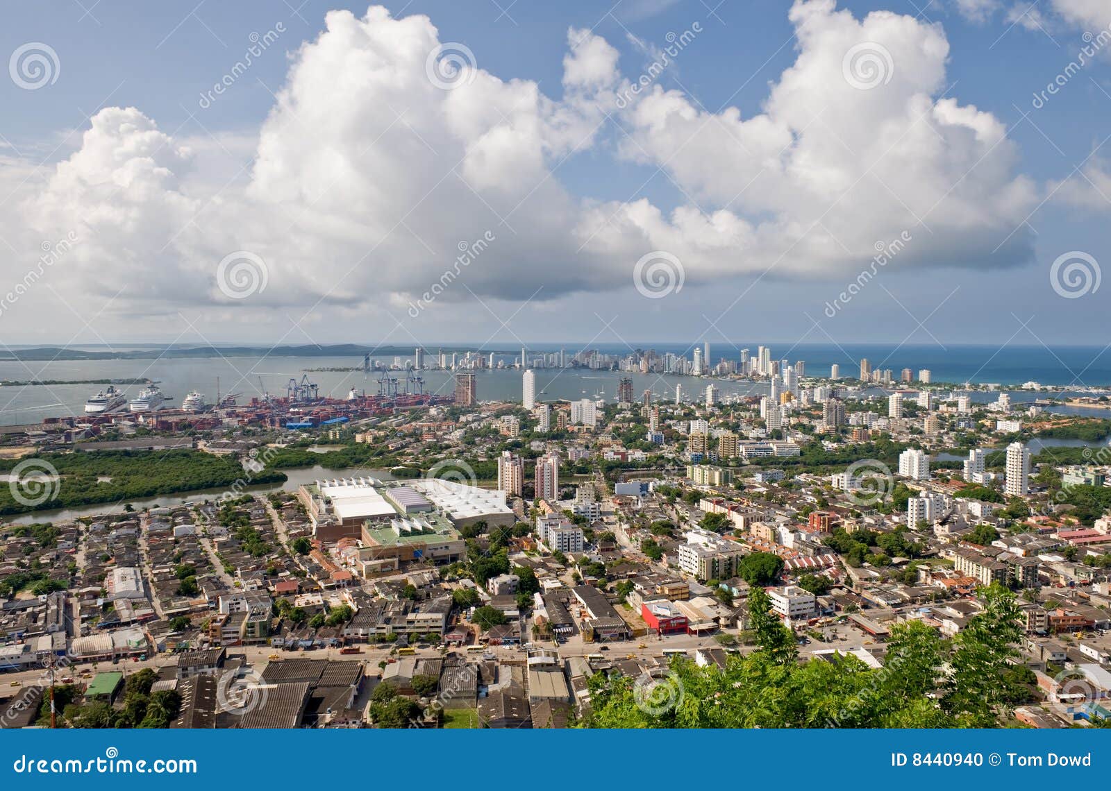 Aerial view of Columbia stock photo. Image of aerial, city - 8440940