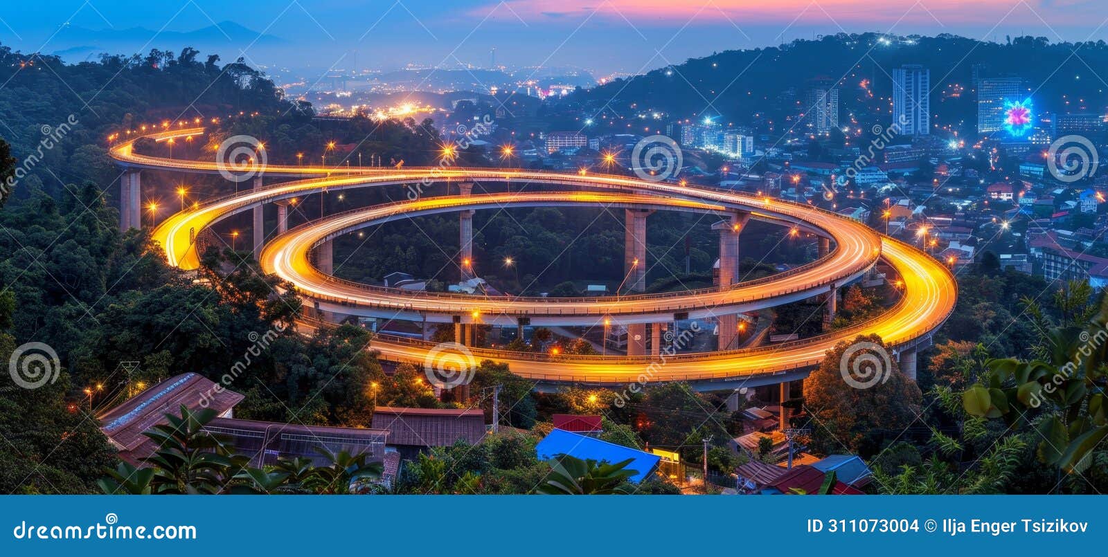 Multilevel Road Intersection Of Freeways Icon Royalty-Free Stock Photo ...