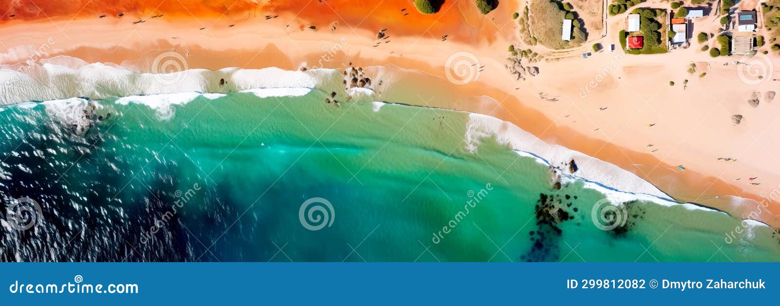 Aerial View Concept Capturing the Symmetrical Patterns of Coastal Areas ...