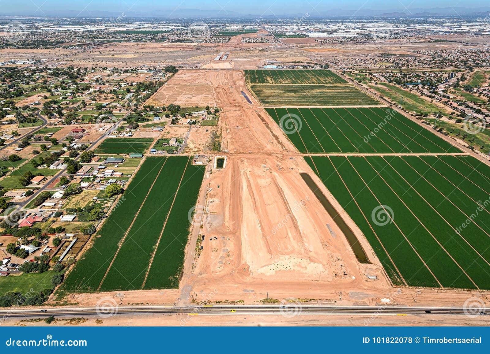 Construction of Future Freeway Stock Photo - Image of south, extension ...