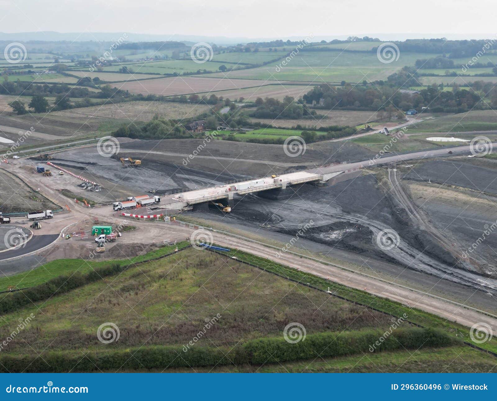 View Of An Old Culvert Under A Railway Embankment Royalty-Free Stock ...