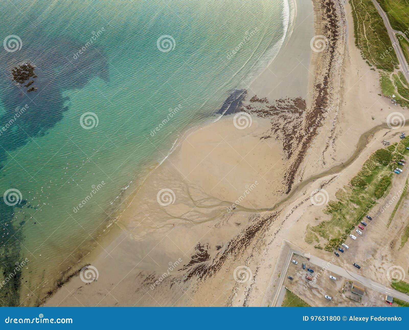 Aerial View of Cornwall Seaside Stock Photo - Image of beautiful ...