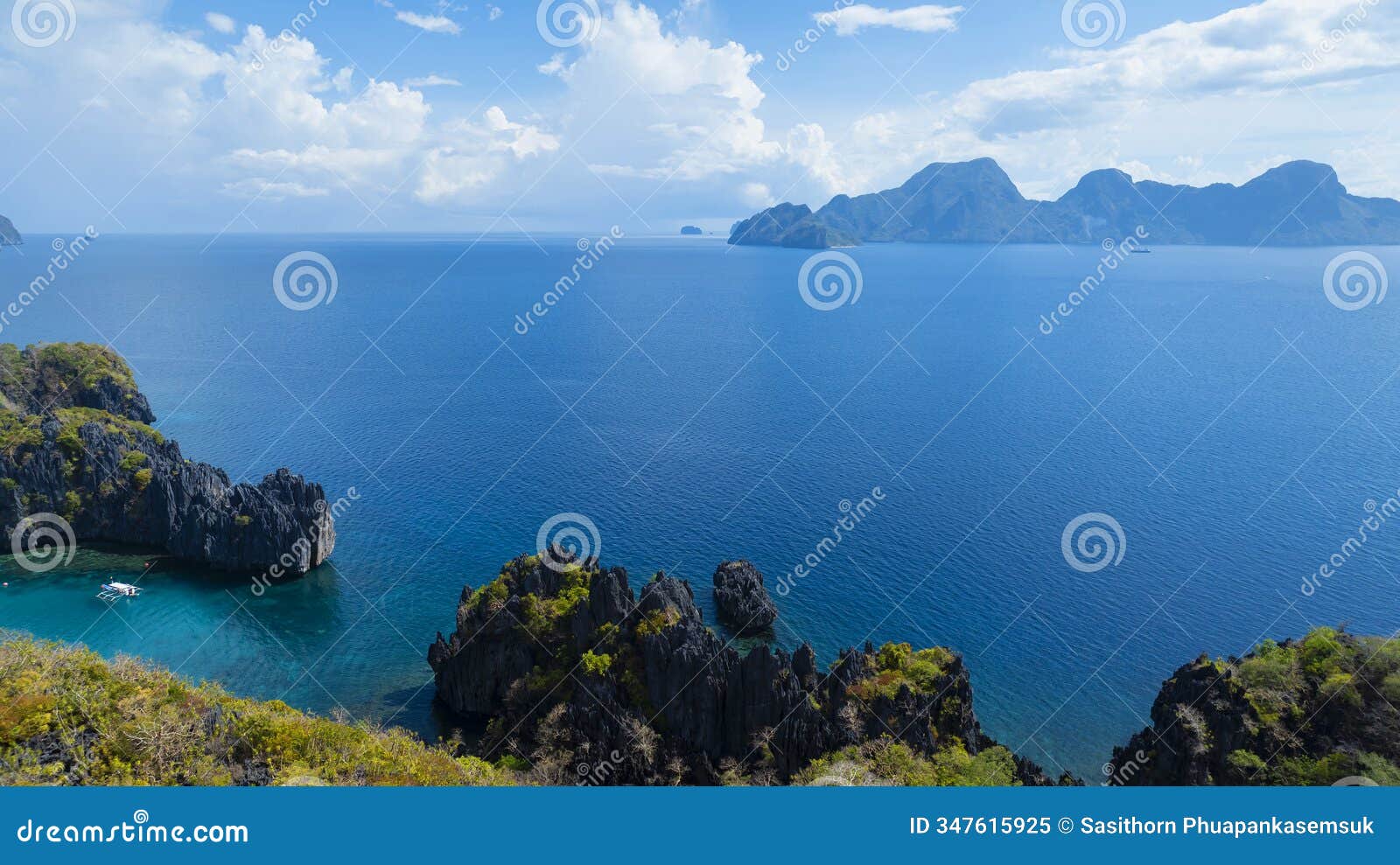 Coron, Palawan, Philippines, Aerial View of Beautiful Lagoons and ...