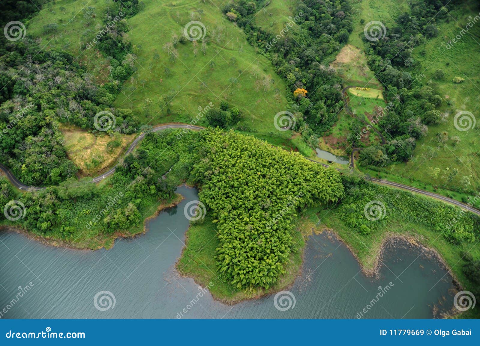 Aerial view in Costa Rica stock image. Image of costa - 11779669