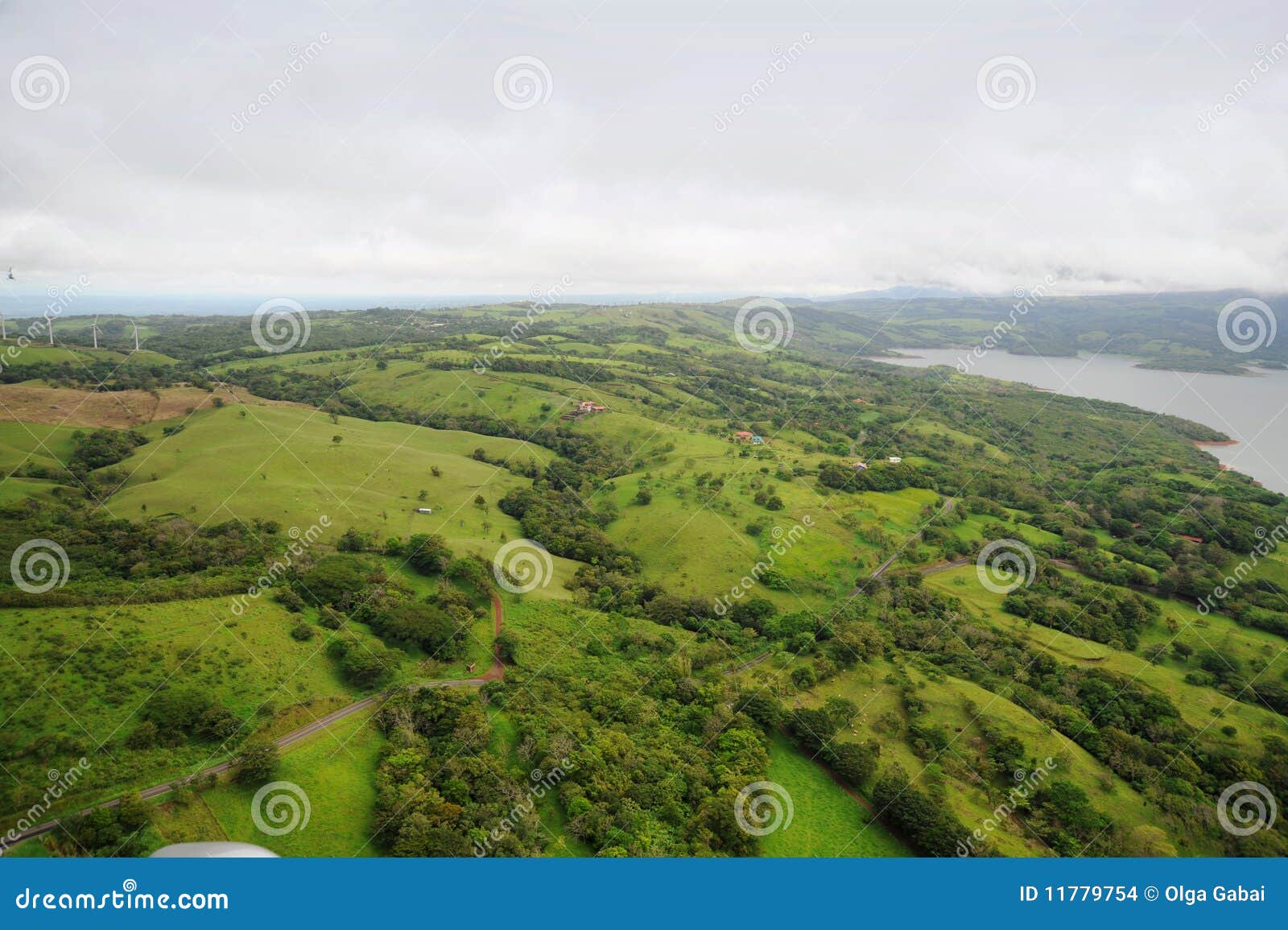 Aerial view in Costa Rica stock photo. Image of aerial - 11779754