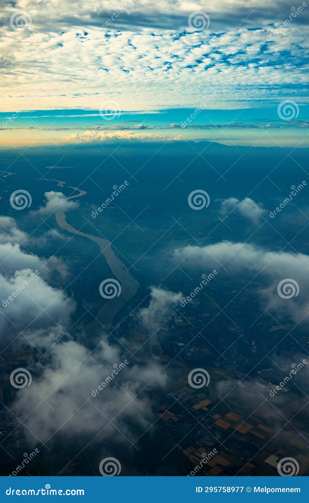 Aerial View of the Country Side of Japan Stock Image - Image of east ...
