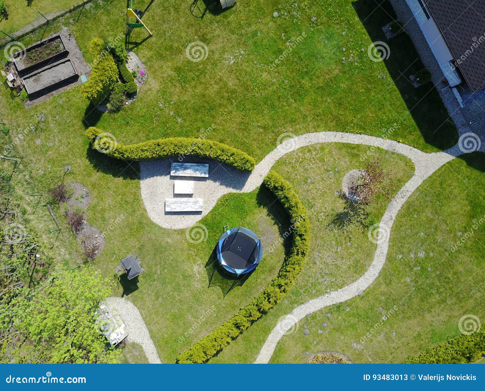 Aerial View of Countryside, Drone Top View Stock Image - Image of ...