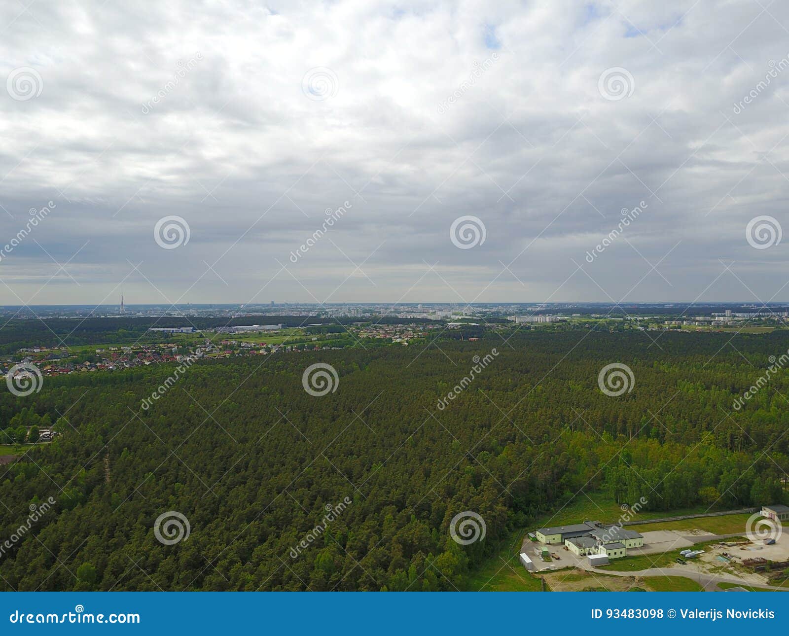 Aerial View of Countryside, Drone Top View Stock Photo - Image of ...