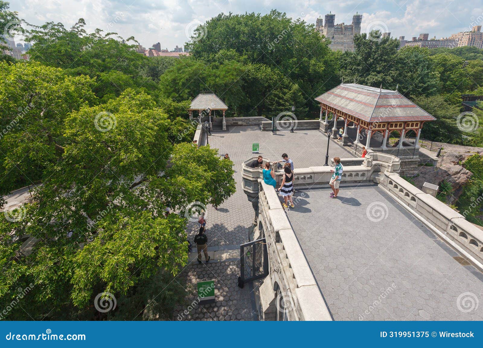 Aerial View of Crowded Park with Many People Editorial Image - Image of ...