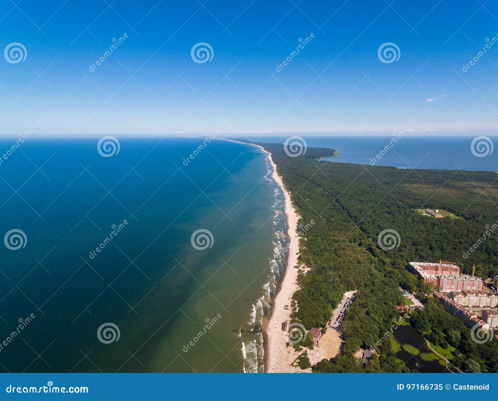 The Curonian Spit Kursiu Nerija National Park In Lithuania Stock ...