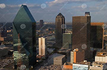 Aerial view of Dallas stock image. Image of building, united - 977729