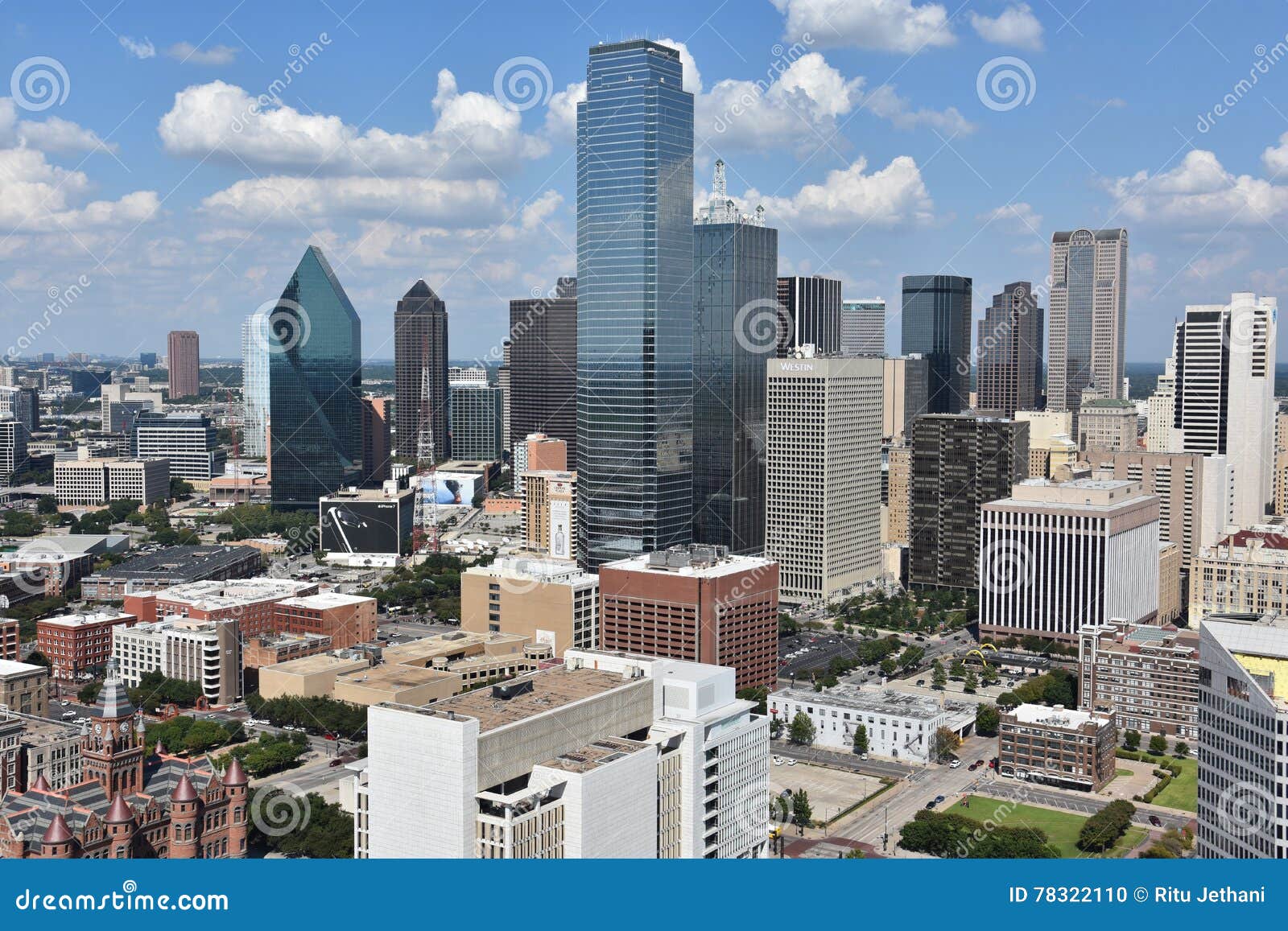 Aerial View of Dallas, Texas Editorial Image - Image of architecture ...
