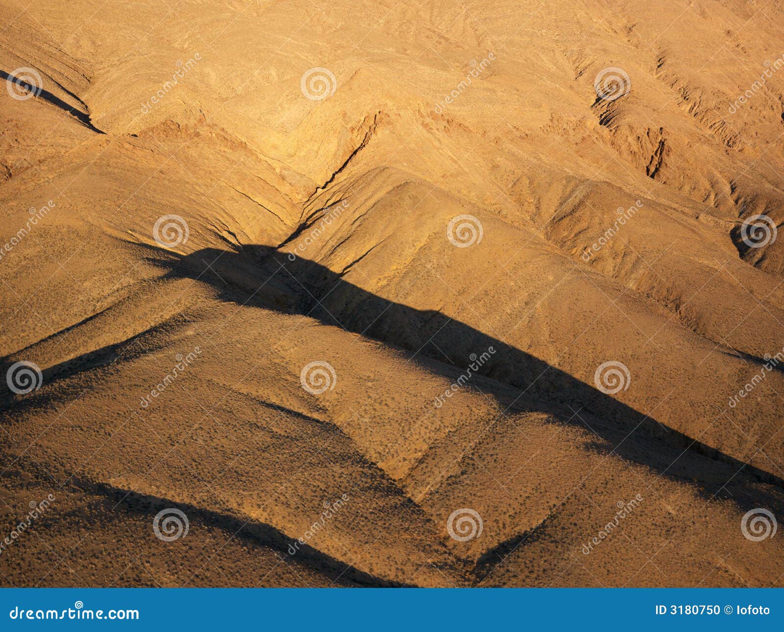 Aerial view of desert stock photo. Image of topography - 3180750