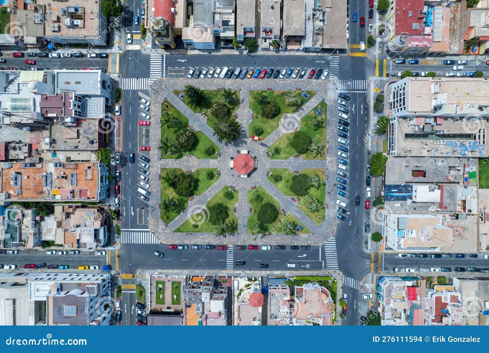 Aerial View of the District of La Punta, Located in Callao Stock Photo ...