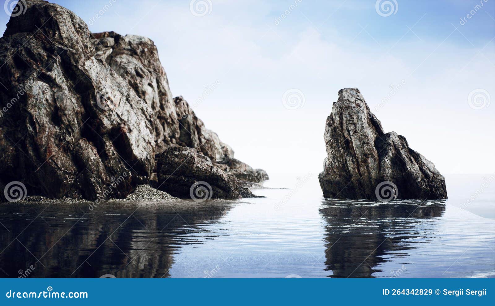 Aerial View of the Dramatic Coastline at the Cliffs Stock Image - Image ...