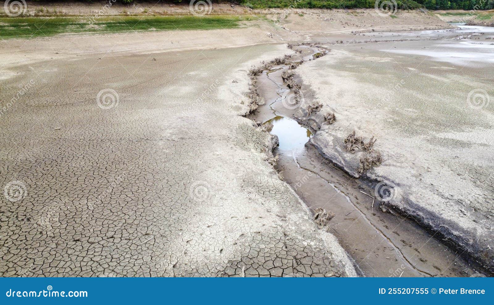 View of the dried up river stock image. Image of 0326 - 255207555