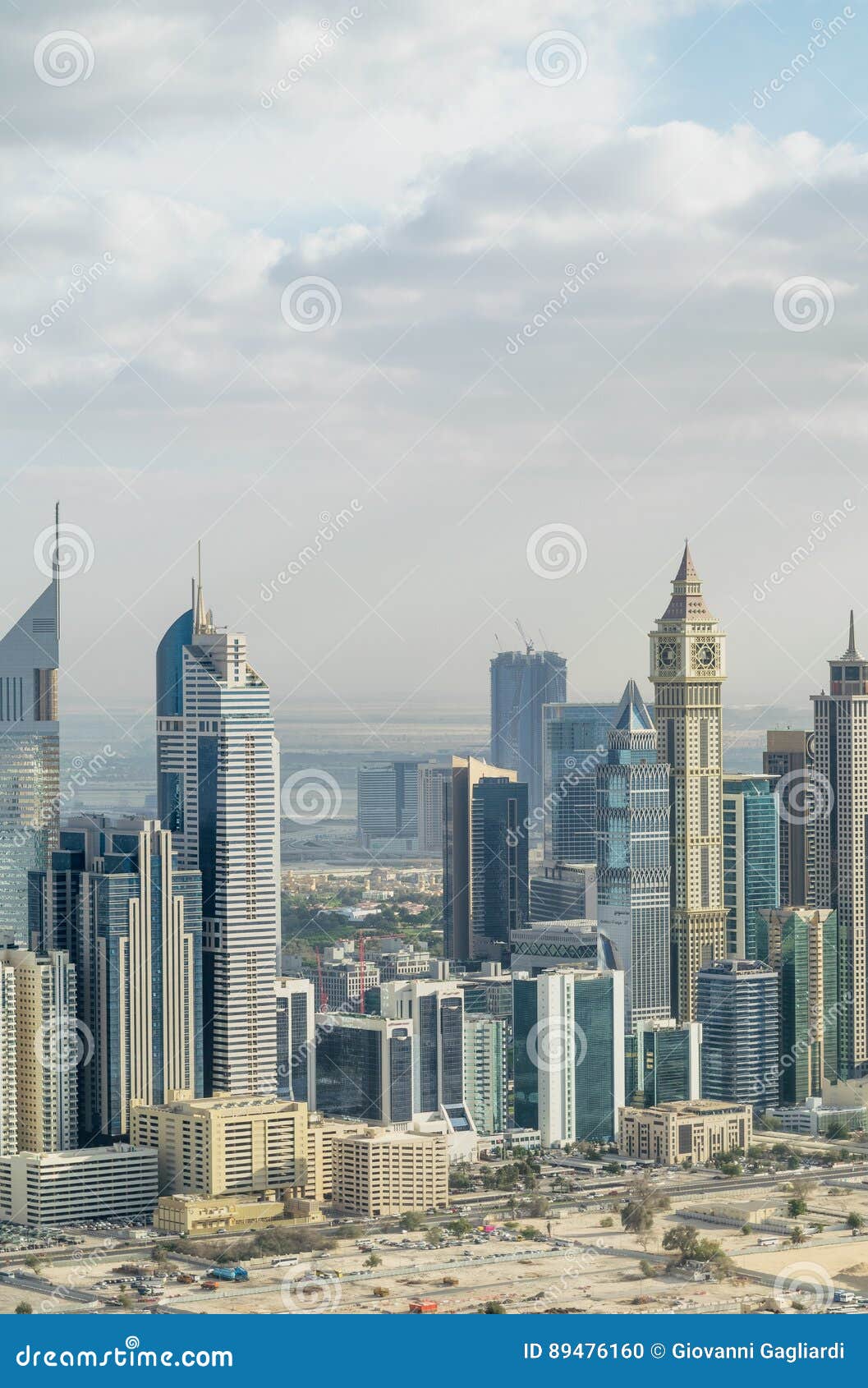 Aerial View of Dubai Cityscape, UAE Editorial Image - Image of united ...