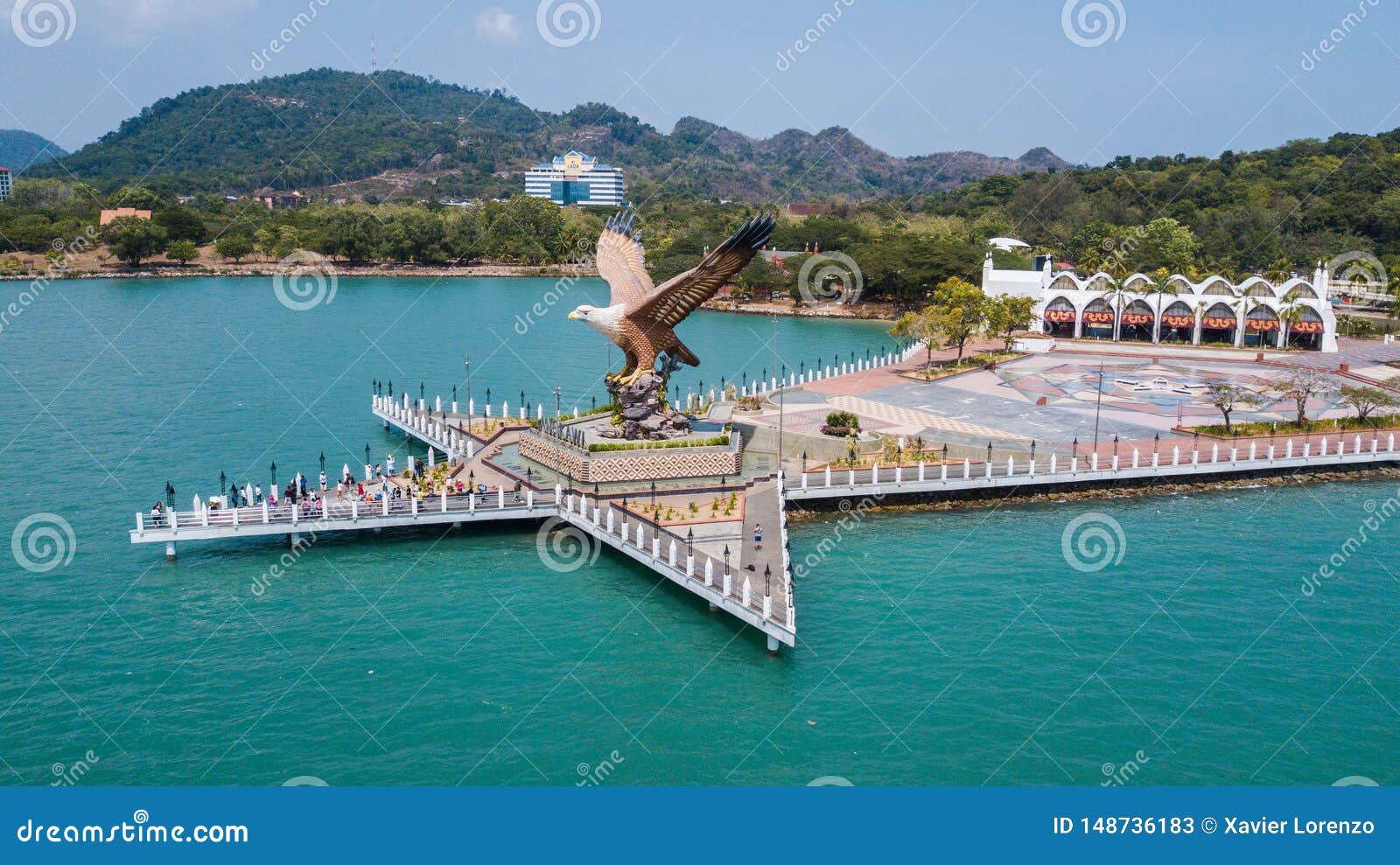 Aerial View of Eagle Square in Langkawi, Malaysia Editorial Stock Photo ...