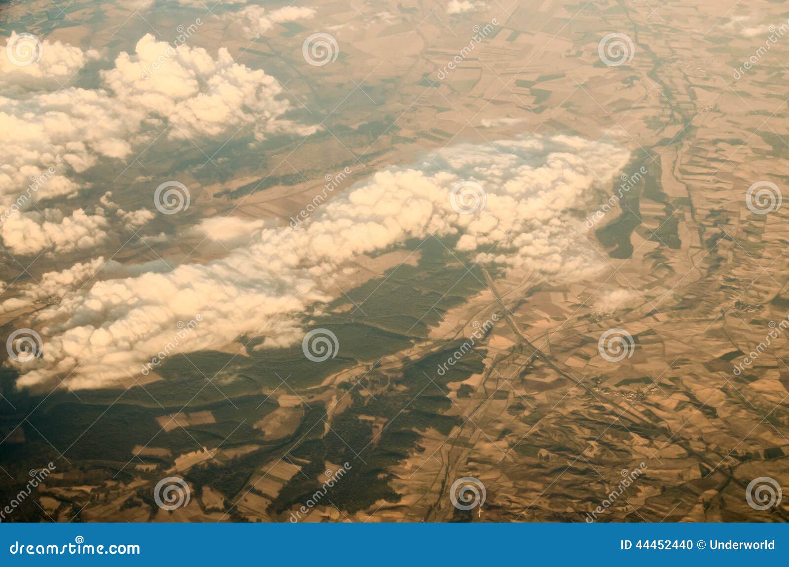Aerial View of the Earth stock photo. Image of landscape - 44452440