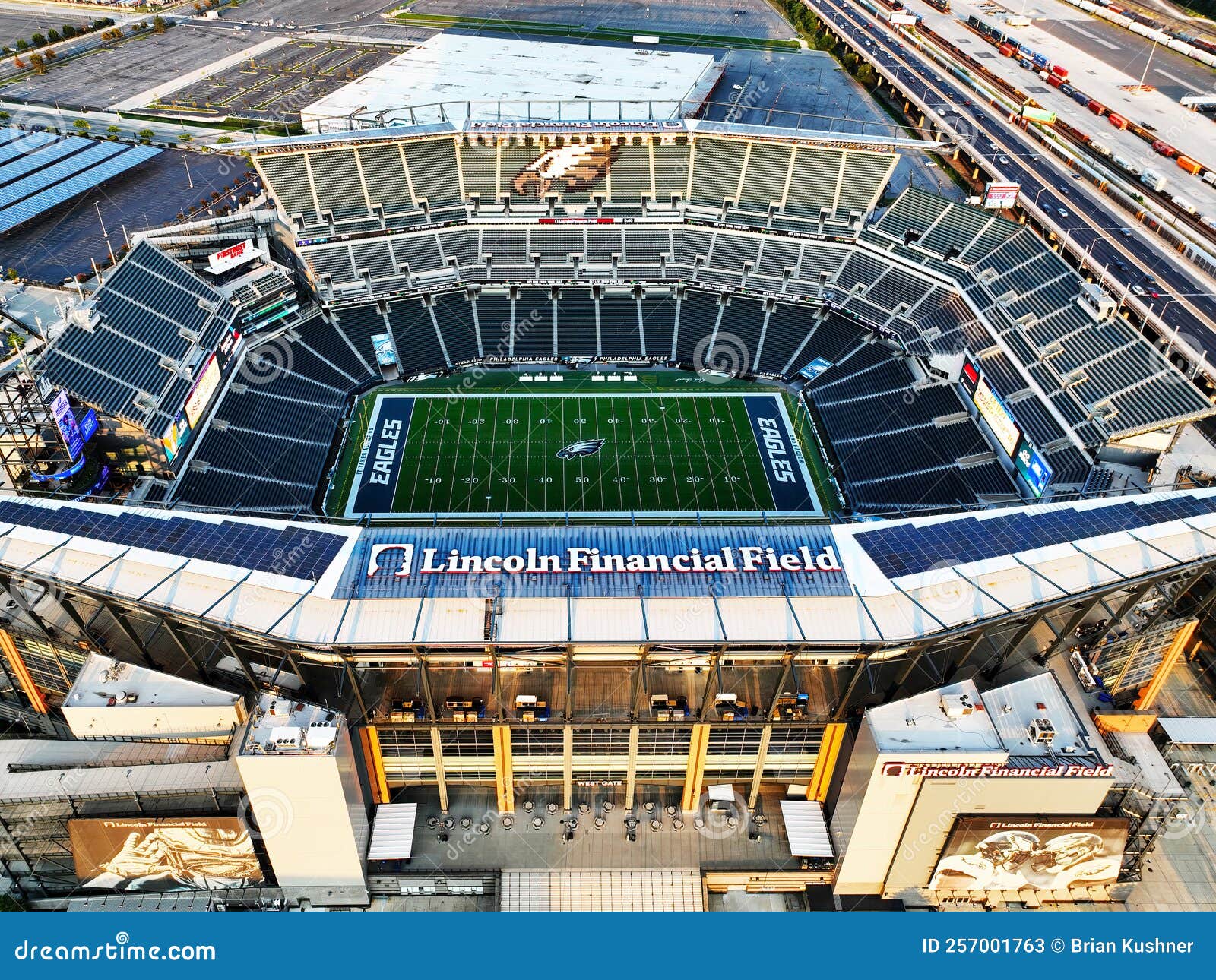 Aerial View of Empty Lincoln Financial Field in Philadelphia Editorial ... Aerial View of Empty Lincoln Financial Field in Philadelphia Editorial ...