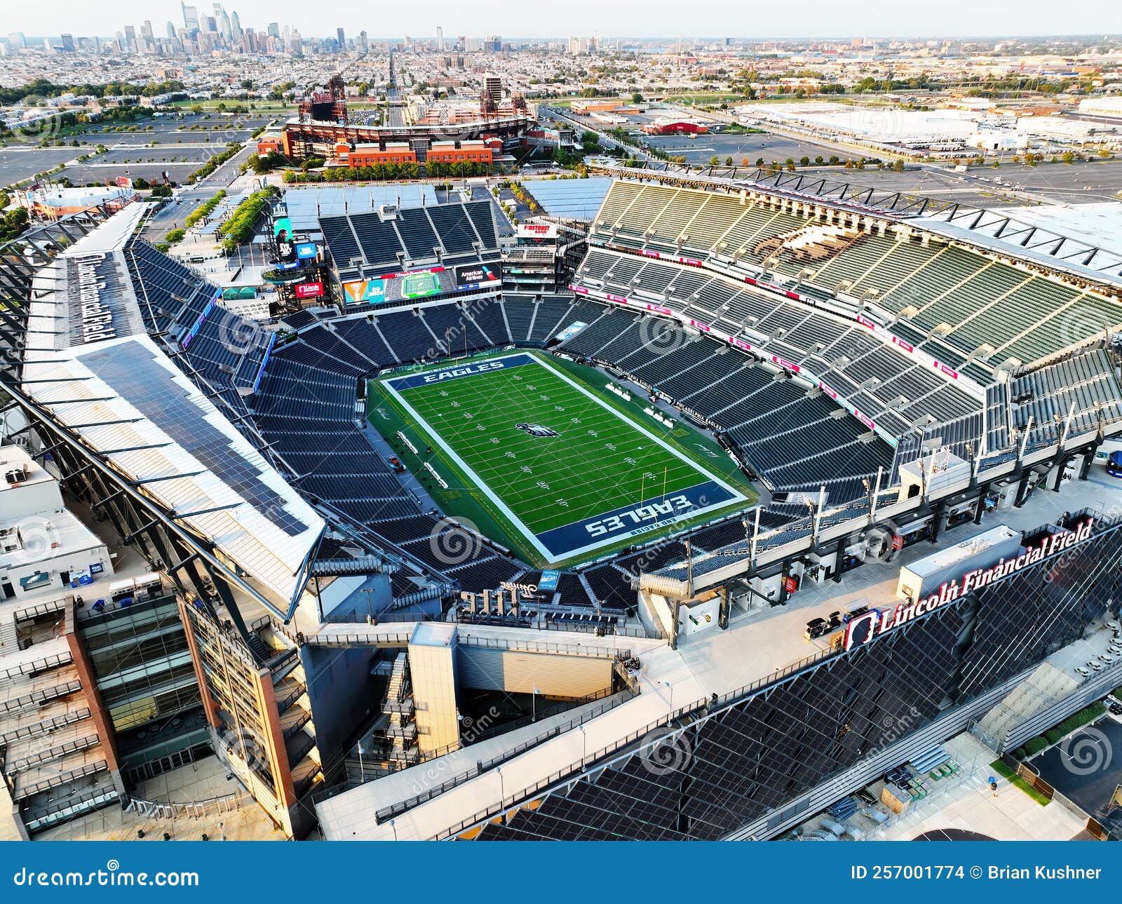 Aerial View of Empty Lincoln Financial Field in Philadelphia Editorial ... Aerial View of Empty Lincoln Financial Field in Philadelphia Editorial ...