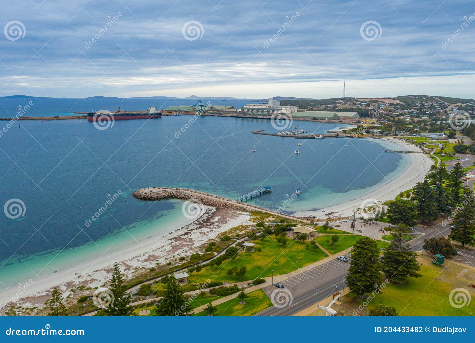 Aerial View of Esperance, Australia Stock Photo - Image of coastline ...