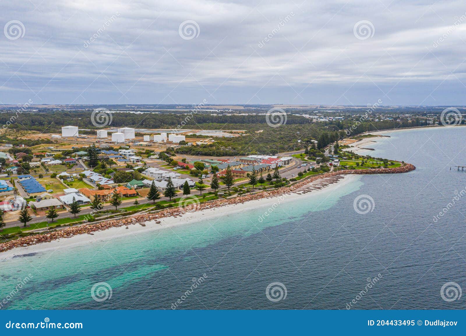 Aerial View of Esperance, Australia Stock Image - Image of beautiful ...