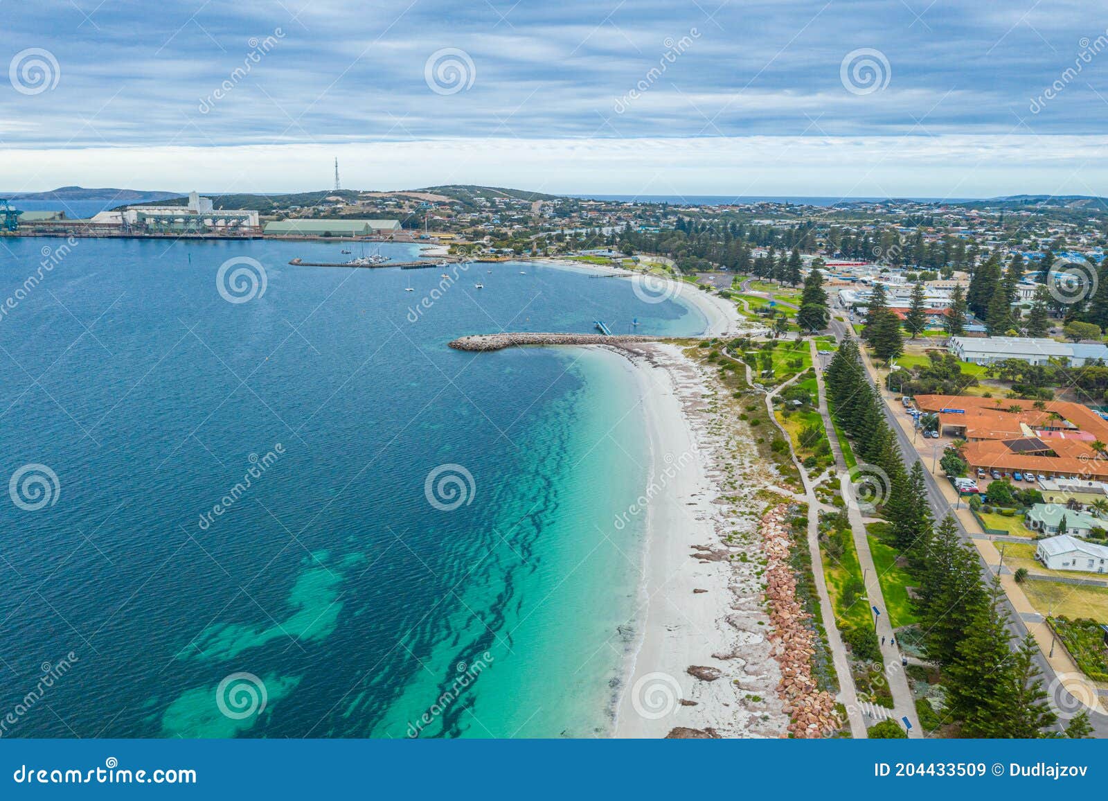 Aerial View of Esperance, Australia Stock Image - Image of mountain ...
