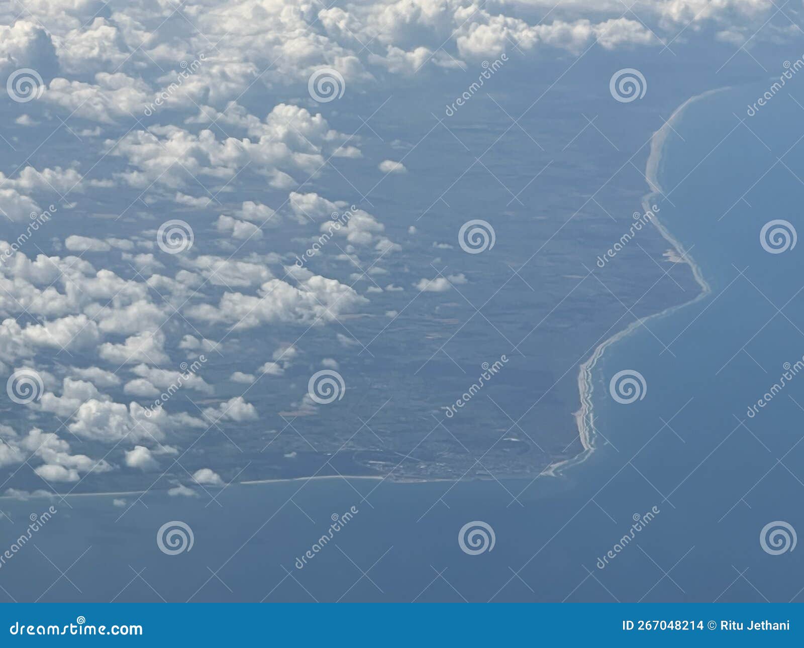 Aerial View of Europe from an Airplane Stock Photo - Image of nature ...