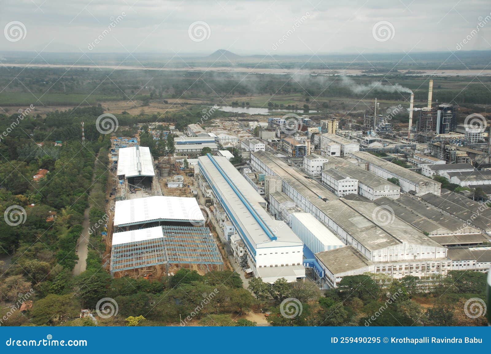 Aerial View of Factory in India Editorial Image - Image of bridge ...