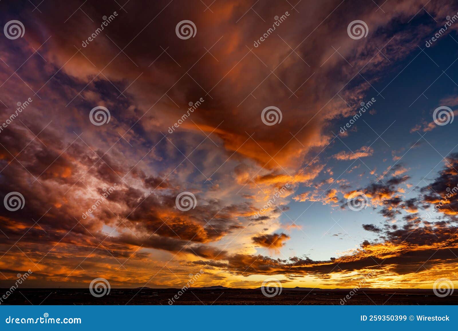 Aerial View of Field Under Colorful Sky during Sunset Stock Image ...