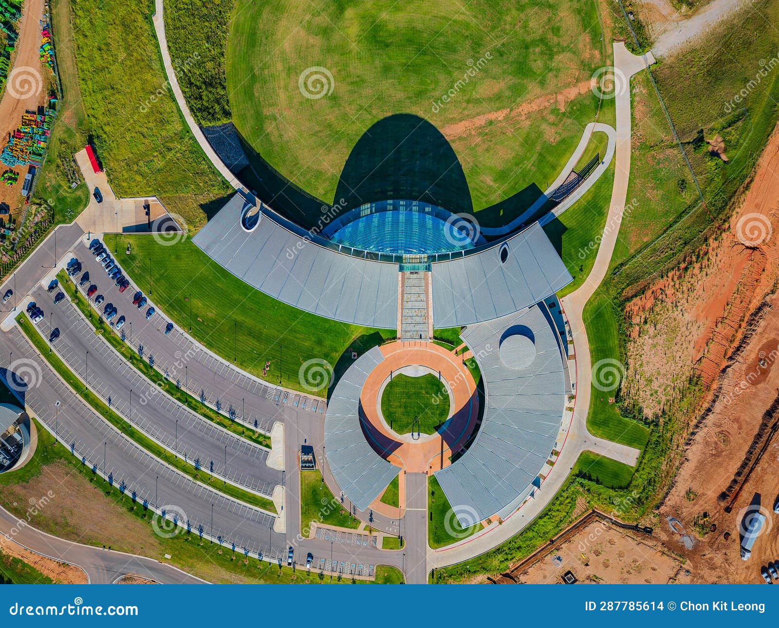 Aerial View of the First Americans Museum Editorial Stock Image - Image ...