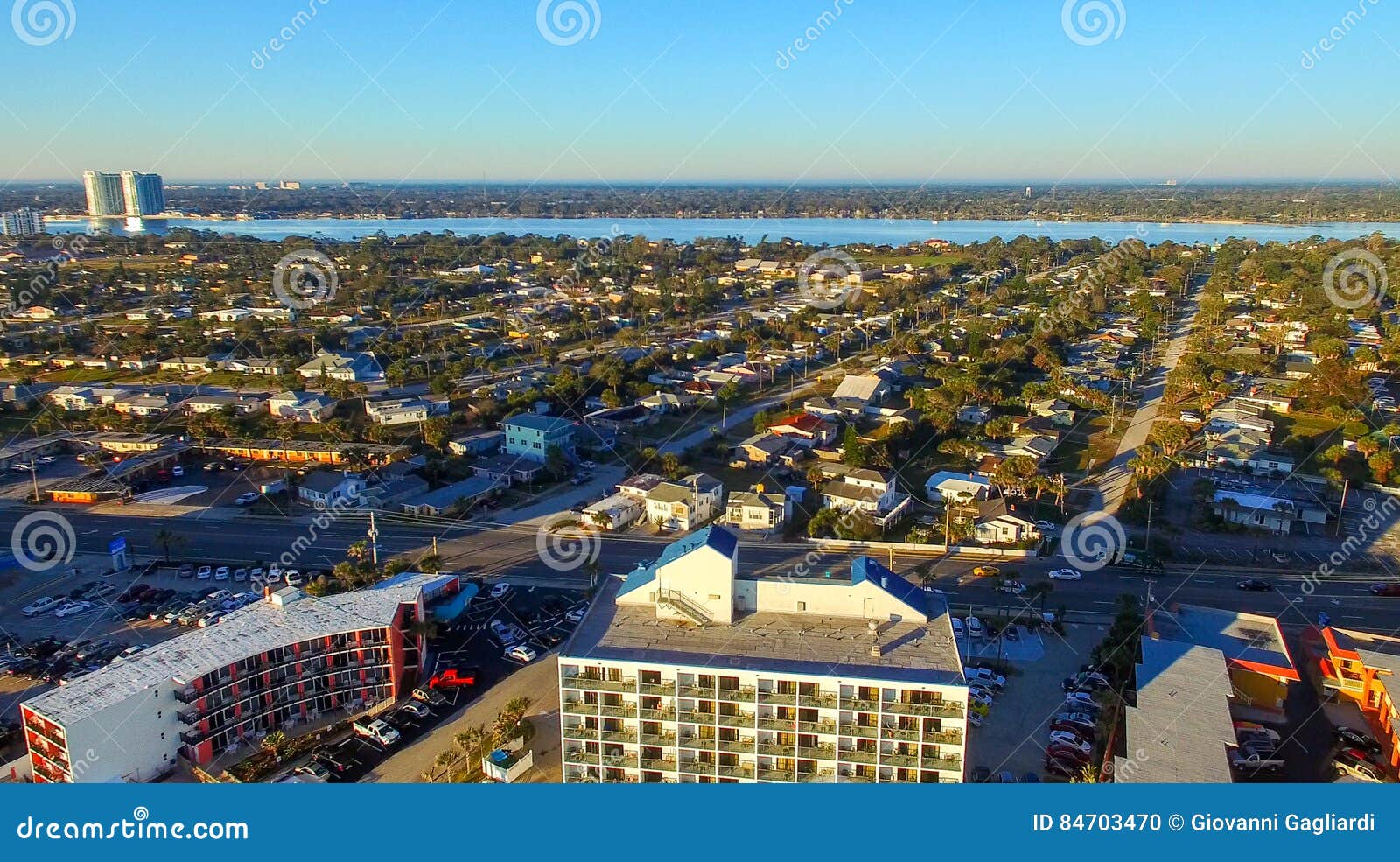 Aerial View of Fort Walton Beach, Florida Stock Photo - Image of walton ...