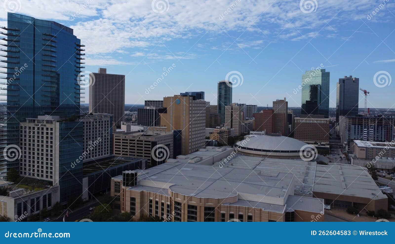 Aerial View of the Fort Worth Downtown in the US Editorial Stock Photo ...