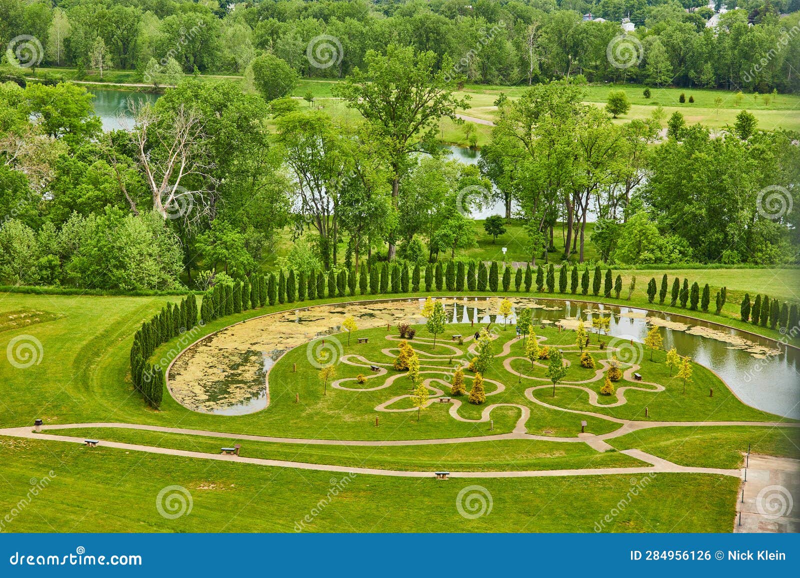 Top View Of The Foundation And Concrete Columns At The Construction ...